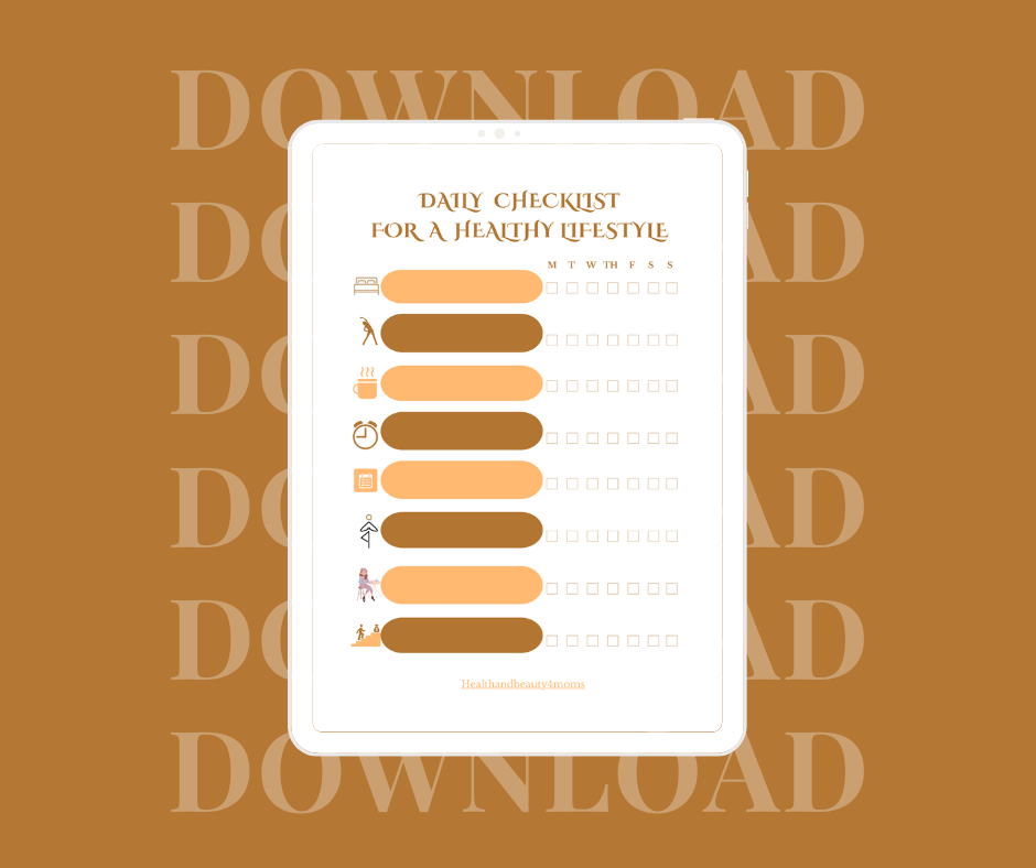 Healthy Lifestyle Checklist